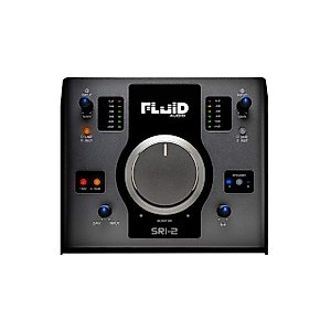 Fluid Audio SRI-2 : 2x2 USB desktop wedge w/24-bit/192kHz + 48v Phantom Power + 2X stereo monitor outputs + 2X Class A mic pres + Giant volume knob