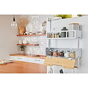 BLACK + DECKER WHITE HANGING RACK SYSTEM-SHELF W/DOOR (BDSTKT282WH)