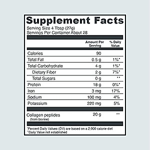 Vital Proteins Chocolate Collagen Powder Supplement (Type I, III) for Skin Hair Nail Joint - Hydrolyzed Collagen - Dairy and Gluten Free - 27g per Serving - Chocolate Flavor, 26.8 oz Canister