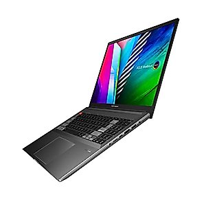 ASUS VivoBook Pro 16X OLED Slim Laptop, 16" WQUXGA 16:10 Display, AMD Ryzen 7 5800H CPU, NVIDIA GeForce RTX 3050 Ti, 16GB RAM, 1TB SSD, Windows 11 Home, 0°Black, M7600QE-DB74