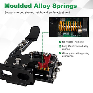 YESHMA 64 Bit Upgrade 2-in-1 USB Handbrake Only for G920 Compatible With Xbox / Xbox series S / Xbox series X + PC Computer System Professional Gaming Peripherals for Racing Games with Non-Contact Plus Hall Sensor.With Clamp