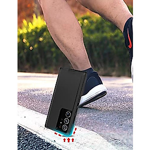 MXX Case Compatible with Galaxy S23 Ultra, 3-Layer Super Full Heavy Duty Body Bumper Cover/Shock Protection/Dust Proof, Designed for Samsung Galaxy S23 Ultra 5g (6.8 Inch) 2023 (Black)