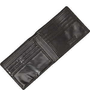 Mancini Leather Goods Men's RFID Secure Billfold with Removable Passcase (Brown)