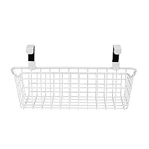 Spectrum Diversified Grid Storage Basket, Small, White