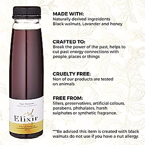 Iwason Healing Cord Cutting Elixir – 10 oz Spiritual Cleansing Bath Elixir Soak Made with Black Walnuts| Energy Healing Soothing Bath Soak with Natural Extracts