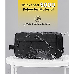 Vorspack Travel Toiletry Bag for Men - Hanging Toiletries Bag Water Resistant Dopp Kit Travel Bag for Toiletries Accessories