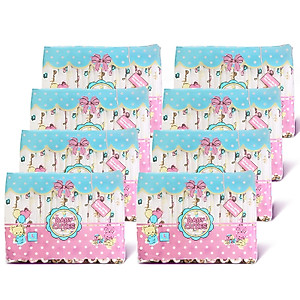 Littleforbig Adult Printed Diaper 80 Pieces (8 Packs) - Baby Cuties (Large 36"-46")