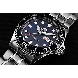 ORIENT Men's Japanese Automatic / Hand-Winding Stainless Steel 200 Meter Diving Watch