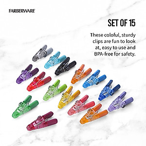 Farberware Classic Bag Sealer, 15 pack, ASSORTED