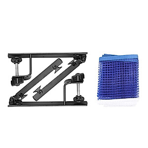 VGEBY Table Tennis Net, Portable Net with Metal Clamp Posts Indoor Outdoor Game Accessories Table Tennis Supplies