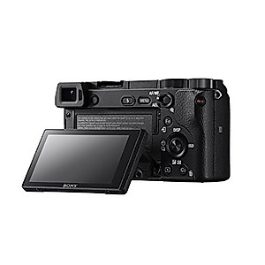 Sony Alpha a6300 Mirrorless Camera: Interchangeable Lens Digital Camera with APS-C, Auto Focus & 4K Video - ILCE 6300 Body with 3” LCD Screen - E Mount Compatible - Black (Includes Body Only)