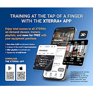 XTERRA Fitness ERG600W Water Rowing Machine, Full Body Workout, Durable, Standing, Cordless, Space-Saving Rower, Steel Frame, Contoured Seat and a Variety of Programs