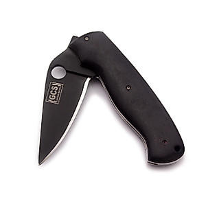 GCS Handmade Micarta Handle D2 Tool Steel Tactical Hunting Knife with leather sheath Full tang blade designed for Hunting & EDC GCS 313