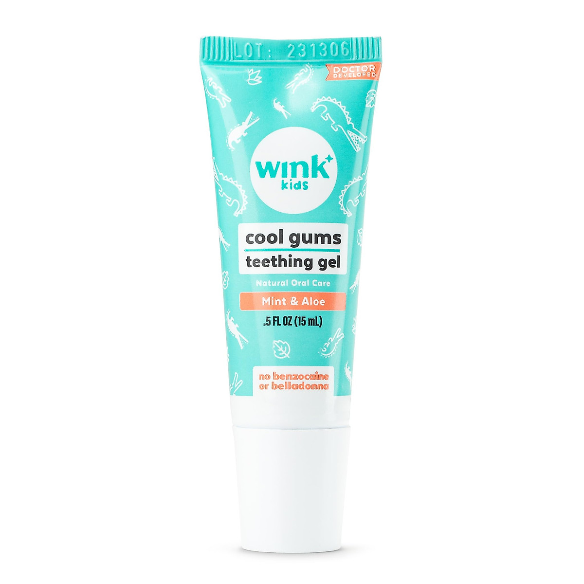 Wink Well Baby Teething Relief for Infants and Kids, Cooling, Soothing Natural Gel for Sore Gums and Other Teething Discomfort, May Be Used As A Toddler Training Toothpaste (15 ml)