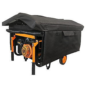 Jorohiker Generator Covers While Running,Outdoor Generator Running Cover,Waterproof Heavy Duty Tarpaulin Portable Generator Enclosure, Generator Shelter Tent for Most 3500-12000w Framed Generators