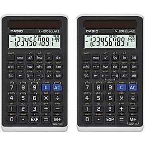 Casio FX 260 Solar II Scientific Calculator 5" x 0.6" x 2.9" (Pack of 2)