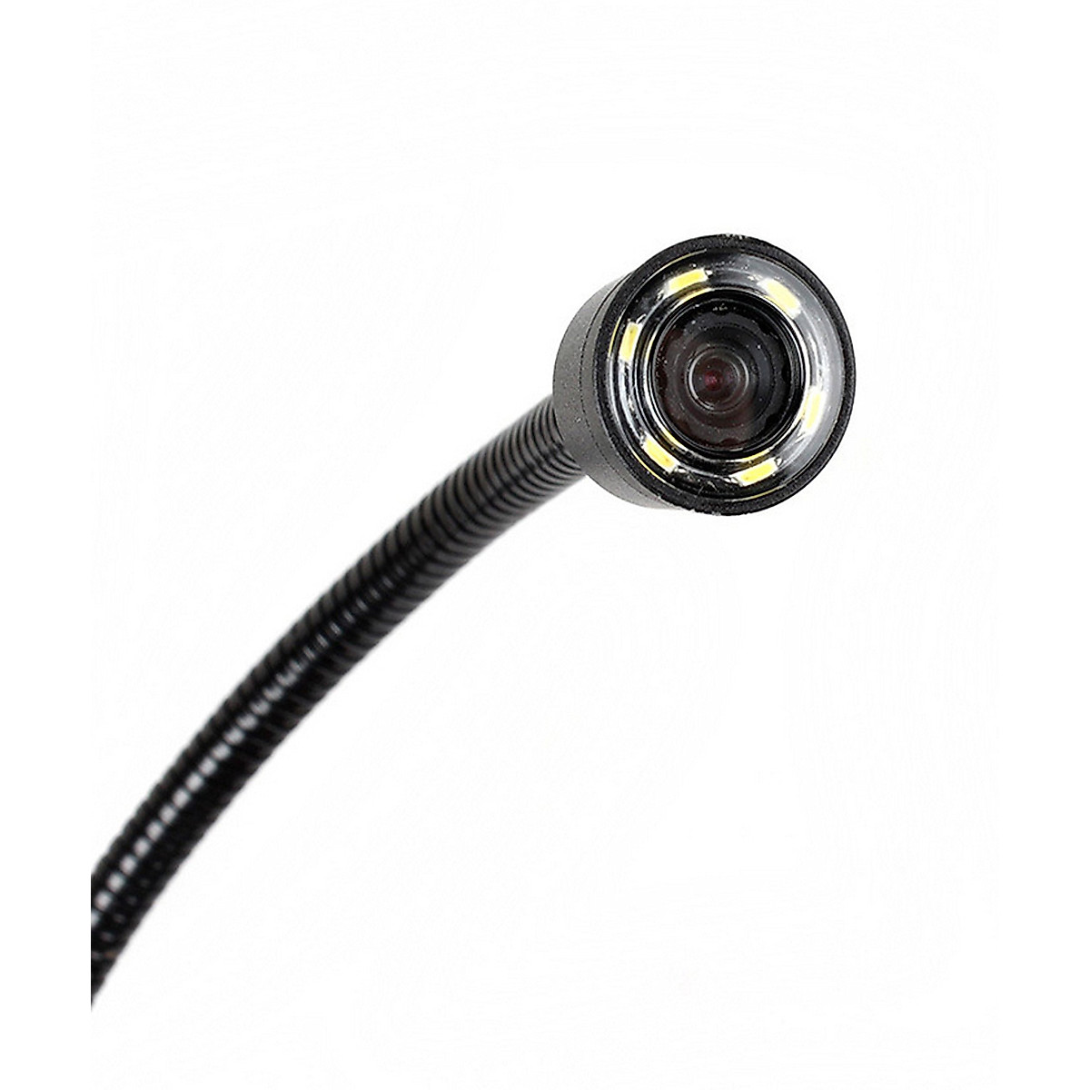 5m Retractable Pole Inspection Camera Telescoping Pole Camera Search Rescue Pole Camera Telescopic Search Camera with HD Digital Camera, LED Lights, 7 inch Screen, Audio Video Record and Take Picture