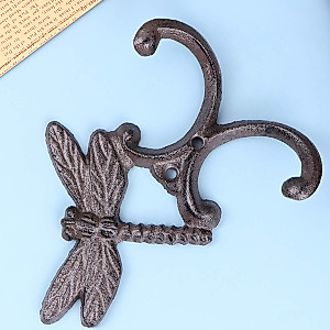GANAZONO Unique Animal Shape Iron Wall Hook Coat Hanger for Home Office Door Back Wall Hanging Hook