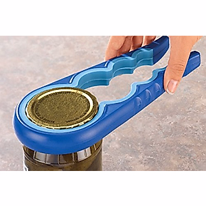 Cuisinox 4-in-1 Bottle and Jar Opener, Blue