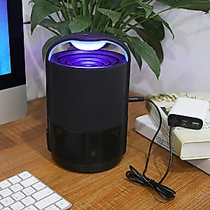 Fly Traps, Gnat Traps, Moth Traps, Mosquito Traps with 10 Sticky Glue Boards Fruit Fly Traps Indoor, Black