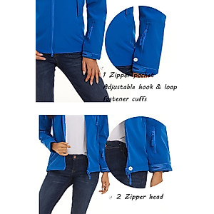 MAGCOMSEN Snowboard Jacket Women Waterproof Jacket Women Warm Jackets Winter Softshell Coats Outdoor Hiking Jackets for Women Snowboard Coat Rain Tactical Jackets Black