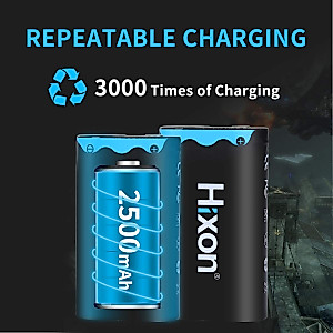 Xbox Rechargeable Battery Pack,2 Pack Rechargeable Batteries with Xbox one Controller Charger,Compatible for Xbox One/Xbox One S/Xbox One X/Xbox One Elite/Xbox Series S