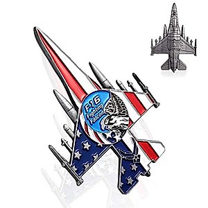 United States Air Force Challenge Coin F-16 Fighting Falcon Military Coin for Airman