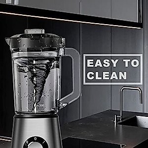 Vermark 1000W Professional Blender - Crush Ice, Puree, & Blend Shakes with 40oz & 20oz Cups, 3-Speed Control, Portable with To-Go Lids, BPA-Free, Easy Clean