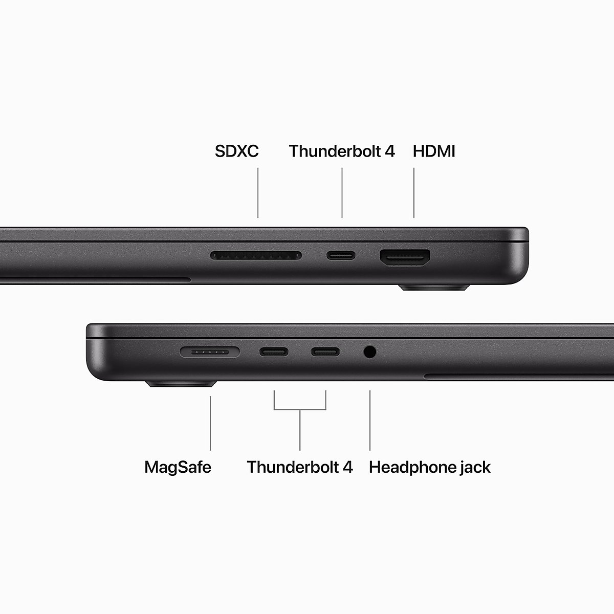 Apple 2023 MacBook Pro Laptop M3 Pro chip with 12‑core CPU, 18‑core GPU: Built for Apple Intelligence, 16.2-inch Liquid Retina XDR Display, 18GB Unified Memory, 512GB SSD Storage; Space Black