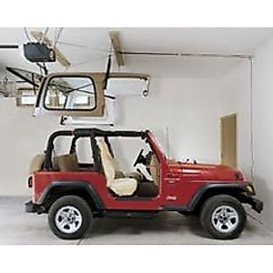 Hoister Direct 7803.Jeep - Overhead Storage Hoist for Jeep Top Removal, Truck Caps, Bikes, SUP, Dinghies, Canoes, Kayaks, Surfboards and More. Mount in Your Garage, Shop, Anywhere with a Ceiling.