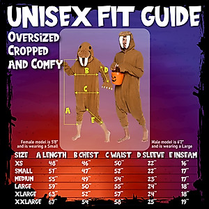 Adult Onesie Halloween Costume - Animal and Sea Creature - Plush One Piece Cosplay Suit for Adults, Women and Men FUNZIEZ!