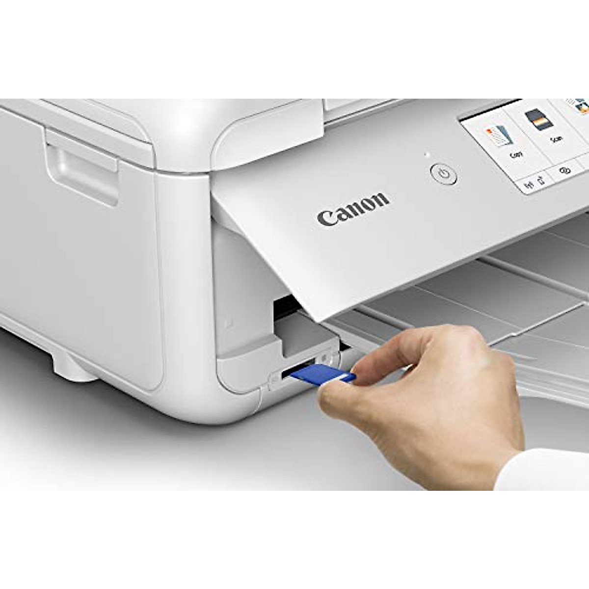 Canon TS9521C All-In-One Wireless Crafting Photo Printer, 12X12 Printing, White, Amazon Dash Replenishment Ready