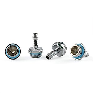 E-outstanding 4-Pack G1/4" Soft Tube Fitting Connector Adapter Barb-Fitting for PC Water Cooling System Accessory 6mm Hose