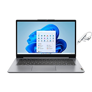Lenovo IdeaPad Duet 1i 14 inch HD LED Laptop | Intel Celeron N4020 | 4GB RAM | 64GB EMMC | Intel UHD Graphics | Bluetooth | Grey | Windows 11 in S Mode | with USB3.0 HUB Bundle