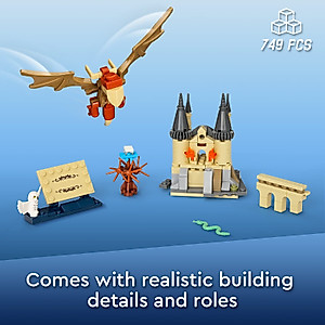 Haiwon Magic Castle Book Building Set, Creative Castle Architecture Building Blocks Toy, Wizarding World Collectible Display Model for Adults, Gift for Boys Girls Kids Aged 8-14 - 749 Pieces