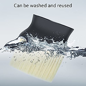 Ketejia Car Brushes for detiling, Super Soft car Brush Cleaner, Used for Interior, Exterior, Cleaning, Cleaning, spout, Instrument Panel, 3 Short-Handled Brushes & 1 Long-Handled Brush