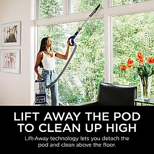 Shark NV360 Navigator Lift-Away Deluxe Upright Vacuum with Large Dust Cup Capacity, HEPA Filter, Swivel Steering, Upholstery Tool & Crevice Tool, Blue