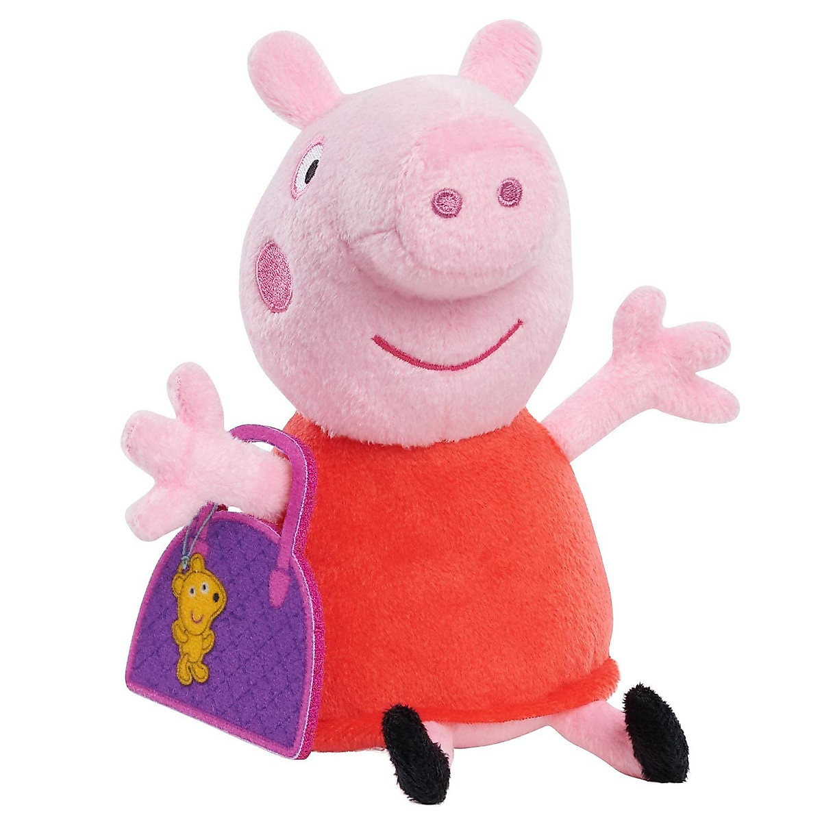 PEPPA PIG Family Small Plush Stuffed Animals 4-Piece Set, Mummy Pig, Daddy Pig, and George, Kids Toys for Ages 2 Up, Amazon Exclusive by Just Play
