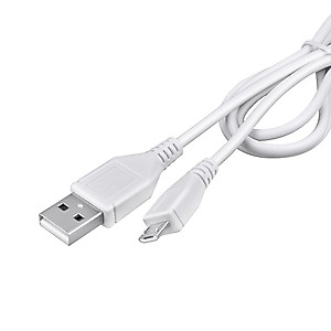 Jantoy 3.3ft White Micro USB Data Sync Cable Cord Lead Compatible with Harman Kardon Esquire Portable Wireless Speaker Conferencing System HKESQUIREBLKAM Harman/Kardon