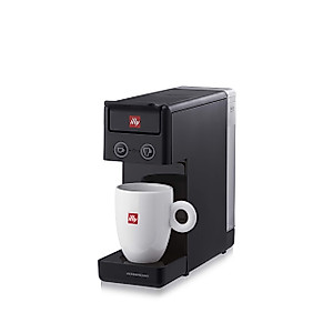 Illy Y3.3 Single Serve Espresso and Coffee Capsule Machine, 12.20x3.9x10.40 (Black)