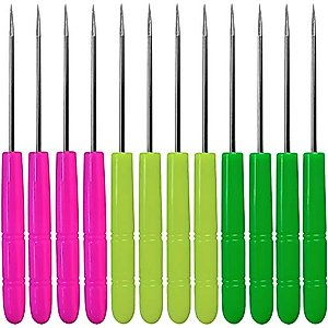 12 Pcs Sugar Stir Needle Scriber Needle Biscuit Icing Pin DIY Baking Pin Stainless Steel Pin Icing Sugarcraft Cake Decorating Needle Tool