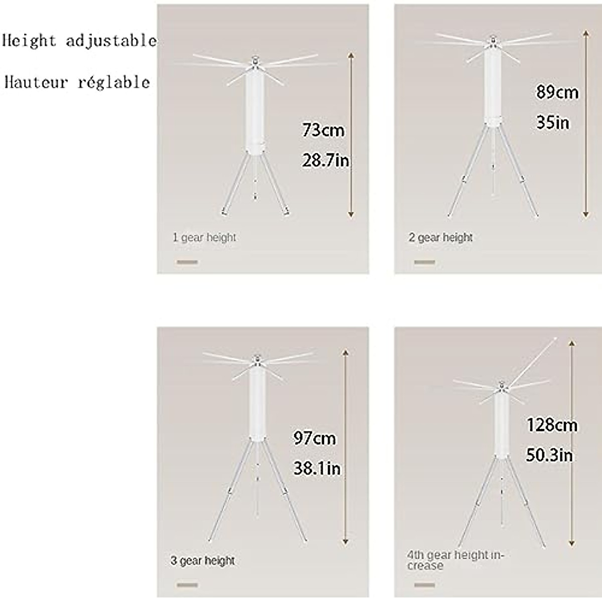 SUMECH Large Drying Rack Clothes Racks Drying Foldable Outdoor Camping Equipment Home Accessories Dormitory Pole Clothes Hanger Floor