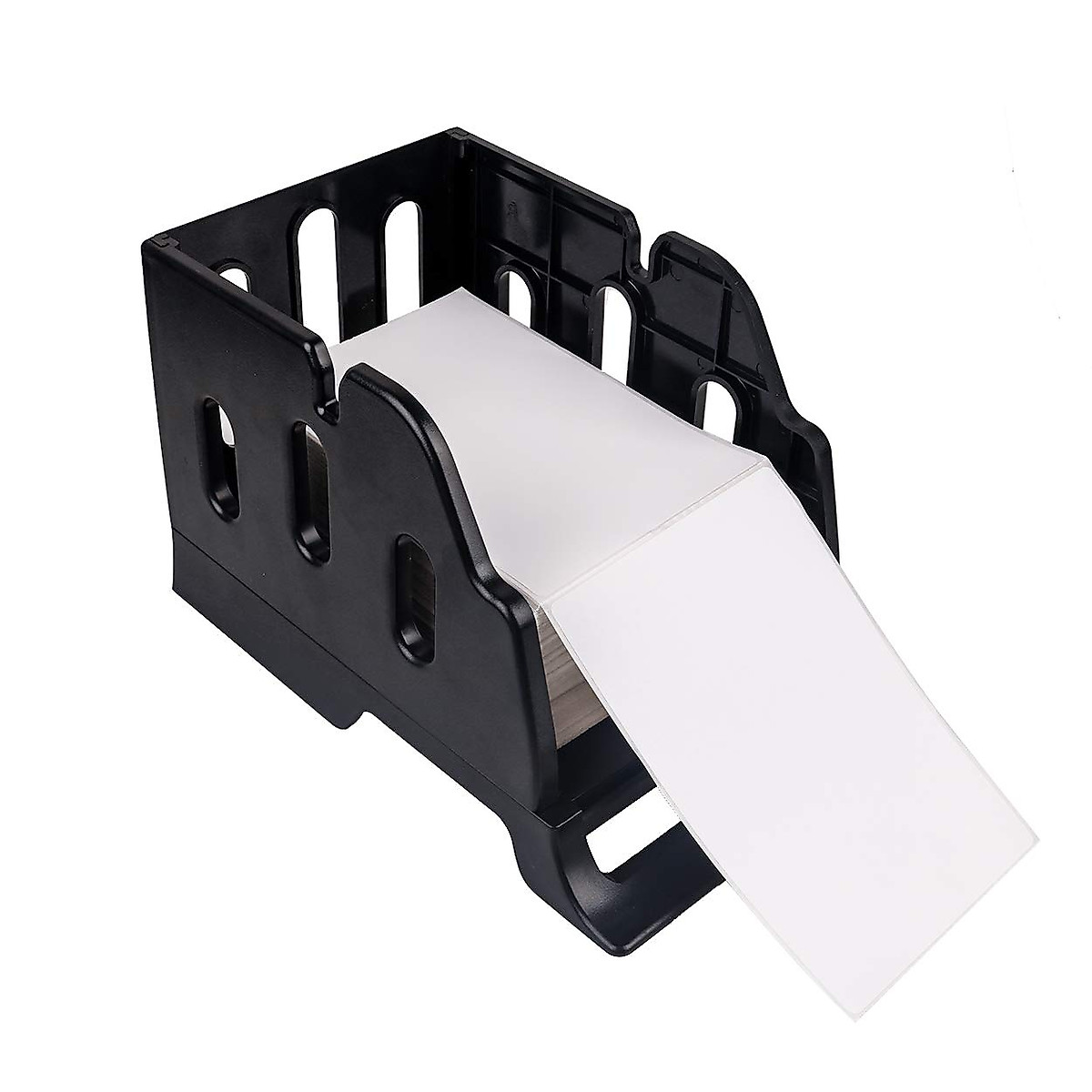 LabelRange Label Holder for Rolls and Fanfold Labels - Desktop Label Printer Accessory