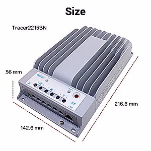 Epever 20A MPPT Solar Charge Controller Tracer BN Series Negative Ground 20 Amp Solar Panel Charge Controller 12V/24V Auto Identifying Intelligent Regulator Max. PV 150V