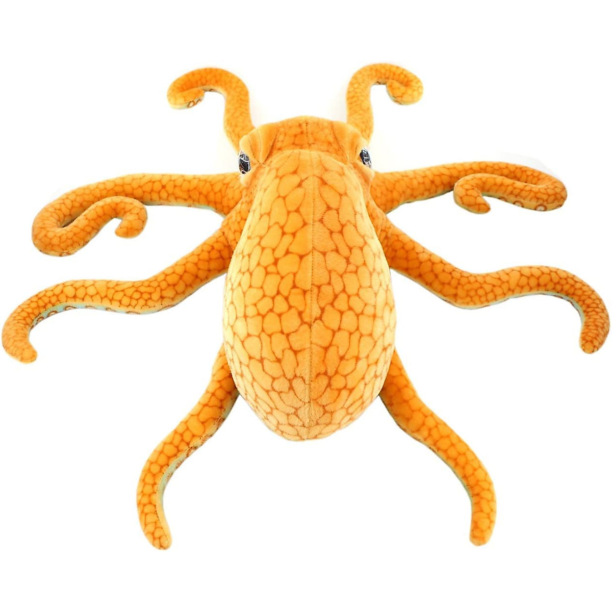 YUZHINUO New Giant Funny Simulation Octopus Stuffed Toy Lifelike Sea Animal Room Car Decor Dolls Plush Toys Children Boy Xmas Gift (21.5 inch)