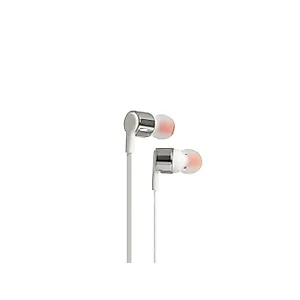 JBL T210 Pure Bass in-Ear Headphones with Microphone - White