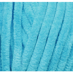 Estako Velvet Chenille Blanket amigurumi Yarn for Crocheting and Knitting Super Bulky 100 gr (132 yds) (1230 - Turquoise)