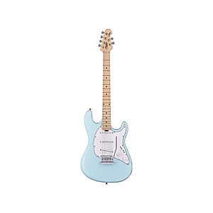 Sterling By MusicMan 6 String Solid-Body Electric Guitar, Right, Daphne Blue (CT30SSS-DBL-M1)