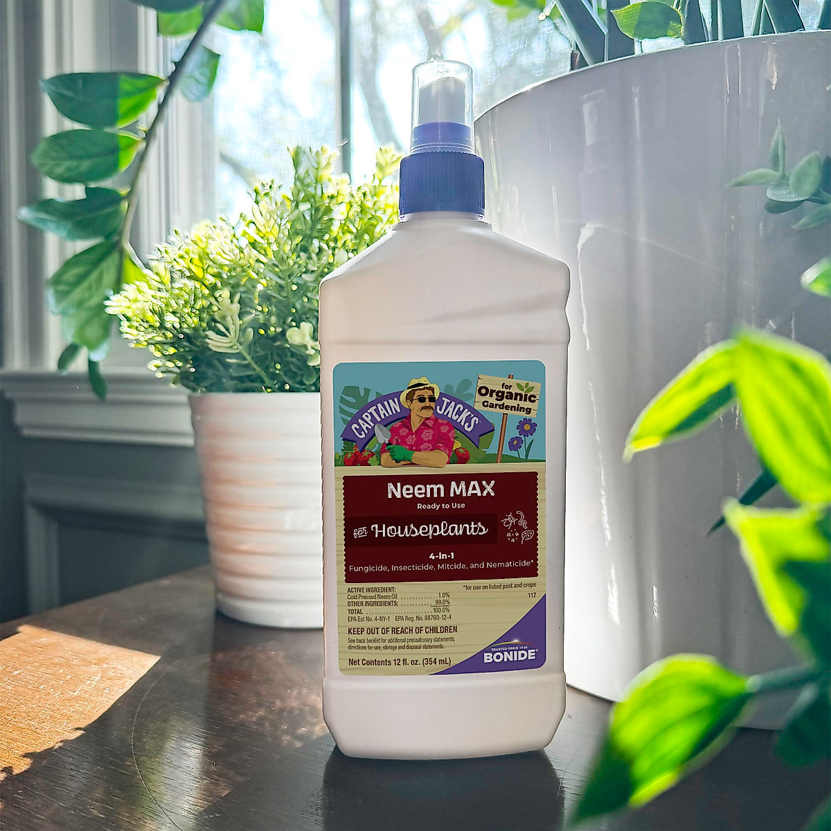Bonide Captain Jack's 12 oz Neem Max Ready-to-Use Spray for Houseplants Indoors