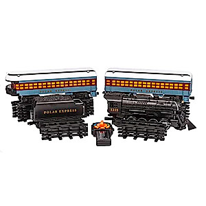 Lionel The Polar Express Ready-to-Play Set, Battery-Powered Berkshire-Style Model Train Set with Remote